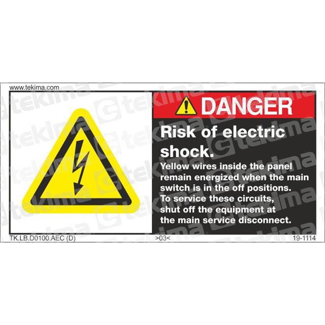 TK.LB.D0100.AFC Tekima North America, Inc. | Labels, Signs, Barriers, Identification | DigiKey ...