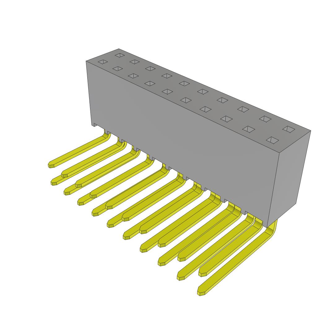 SSW-110-03-T-D-RA EDA | CAD 3D Model Download | Digikey