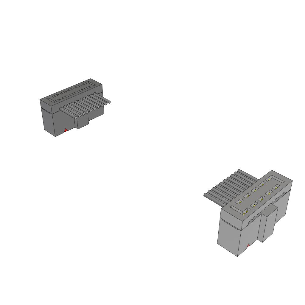 IDC SOCKET AND TERMINAL CABLE AS HCSD-05-D-10.00-01-N-G Samtec Inc.製｜電子 ...