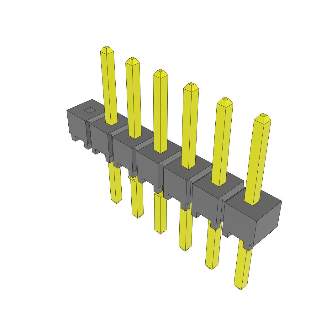 HTSW-107-08-G-S-LL-007 EDA | CAD 3D Model Download | Digikey