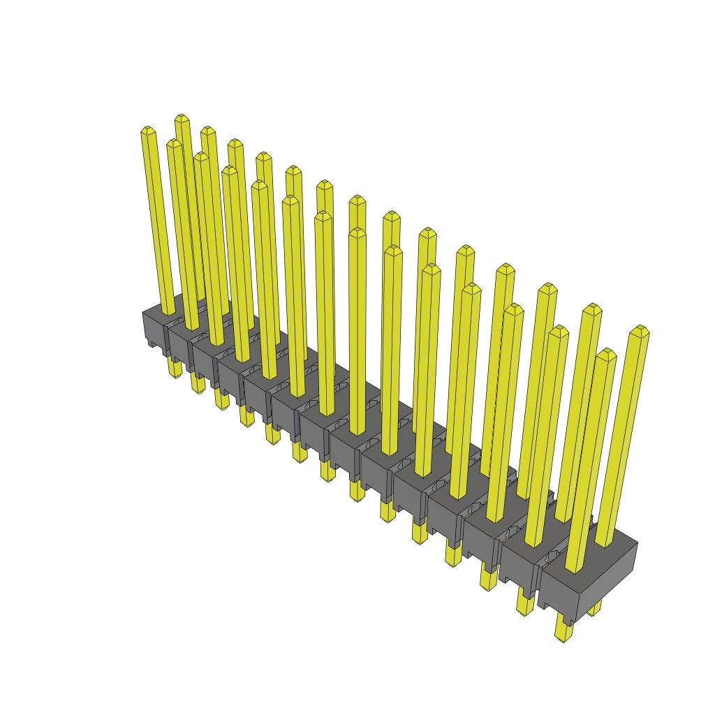 CONN HEADER VERT 28POS 2.54MM HTSW-114-15-G-D Samtec Inc.製｜電子部品・半導体通販のマルツ