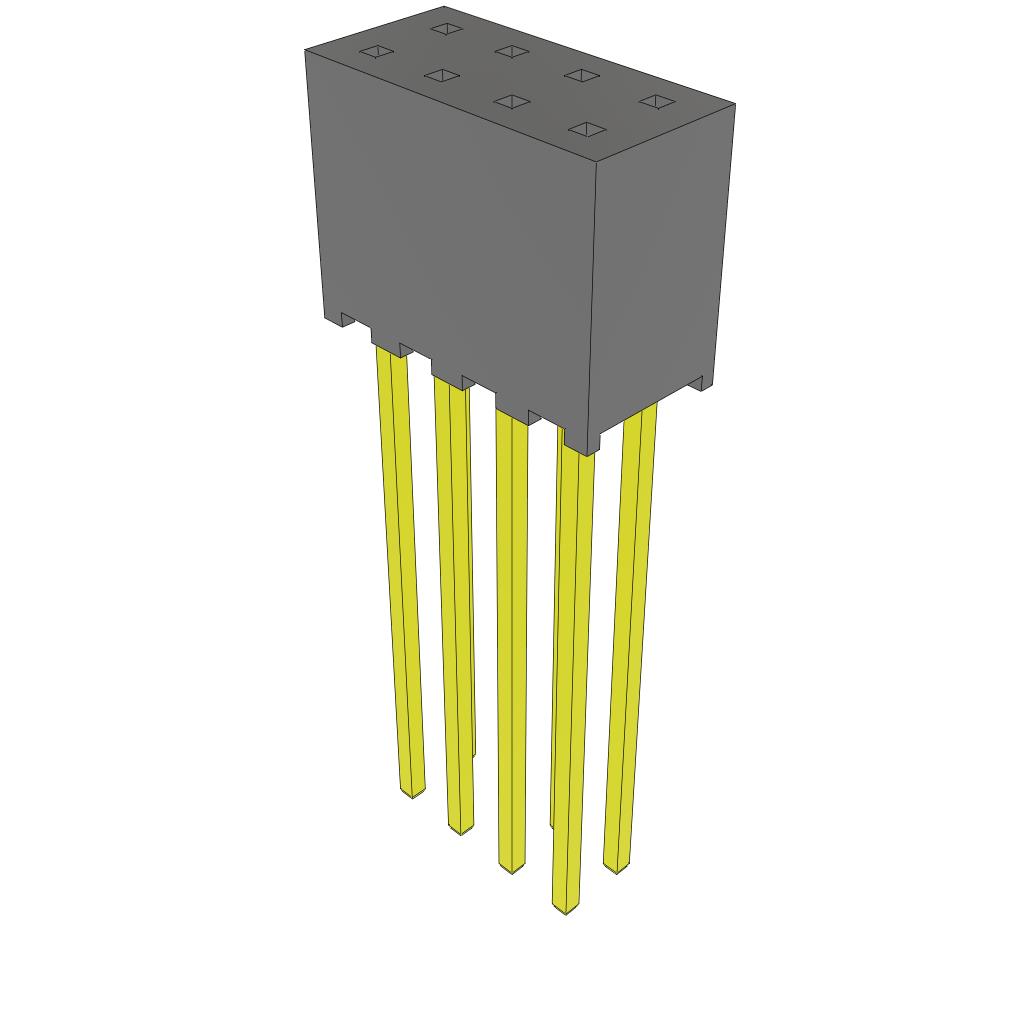 SQT-104-02-F-D EDA | CAD 3D Model Download | Digikey