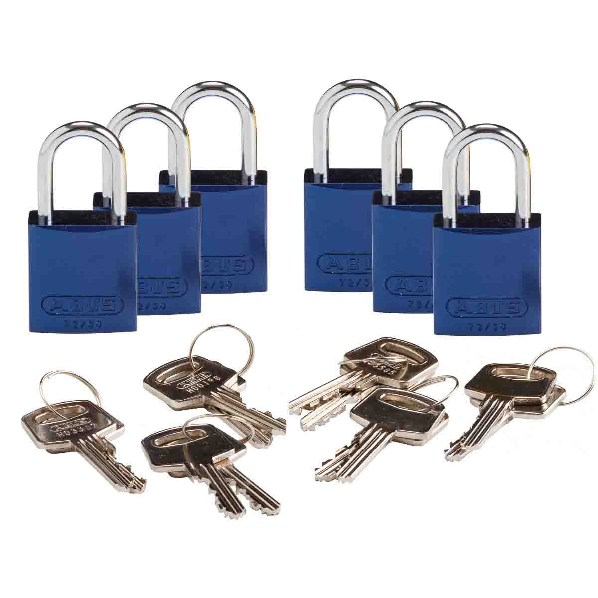 BRADY COMPACT ALUM PADLOCK BLUE 133289 Brady Corporation製｜電子部品・半導体通販のマルツ