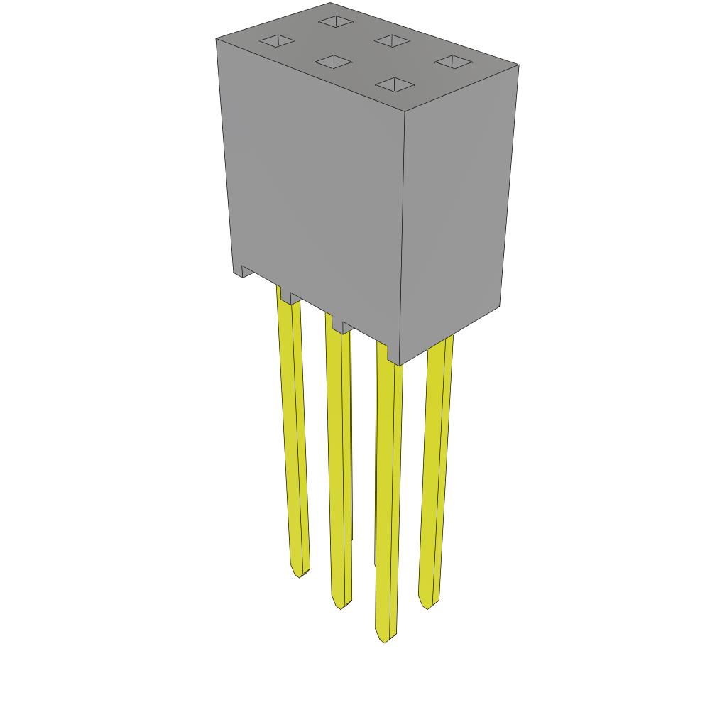 SSW-103-04-G-D EDA | CAD 3D Model Download | Digikey