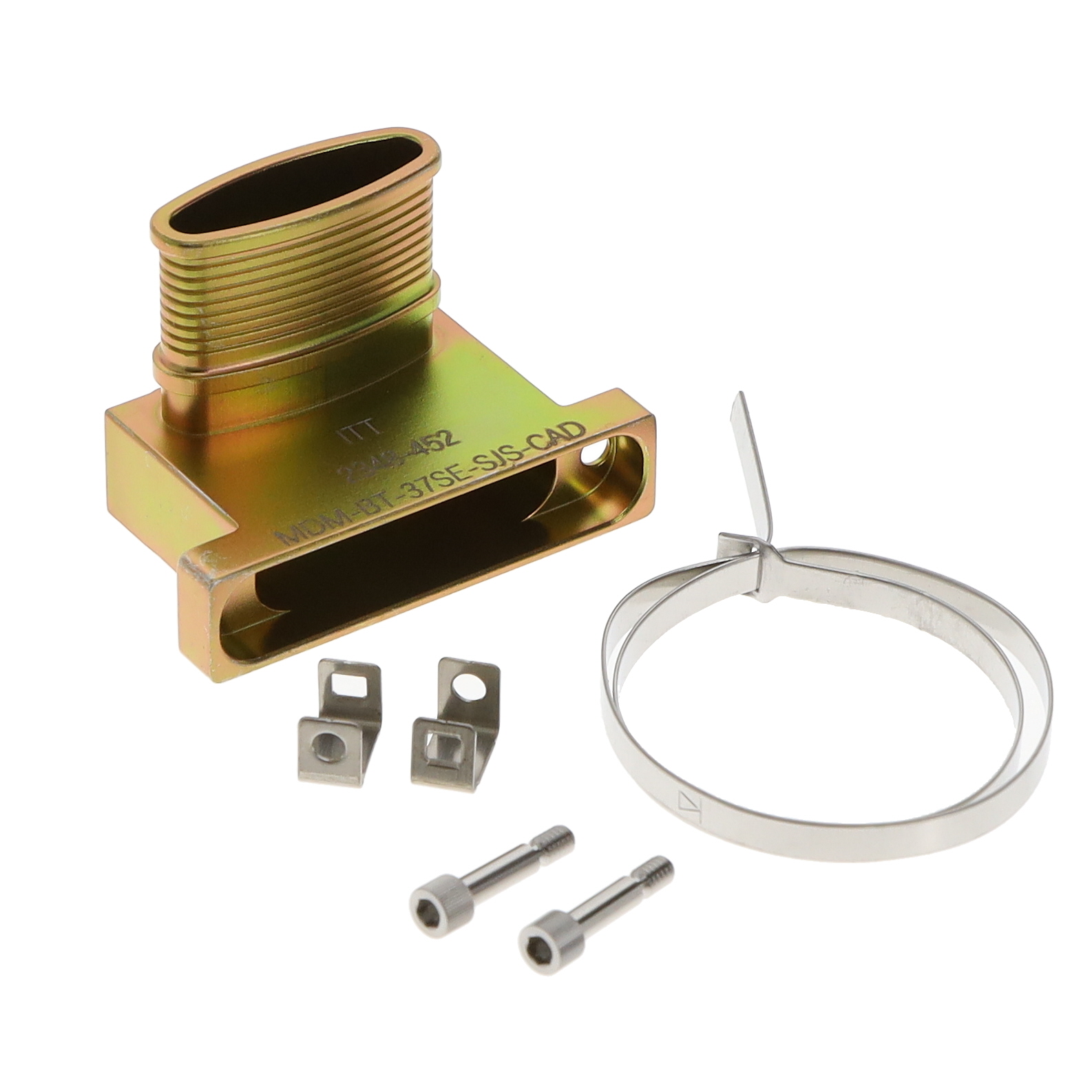 MICRO-D BACKSHELL 37 POS SIDE EN MDM-BT-37SE-SJS-CAD ITTキャノン製｜電子部品・半導体通販のマルツ