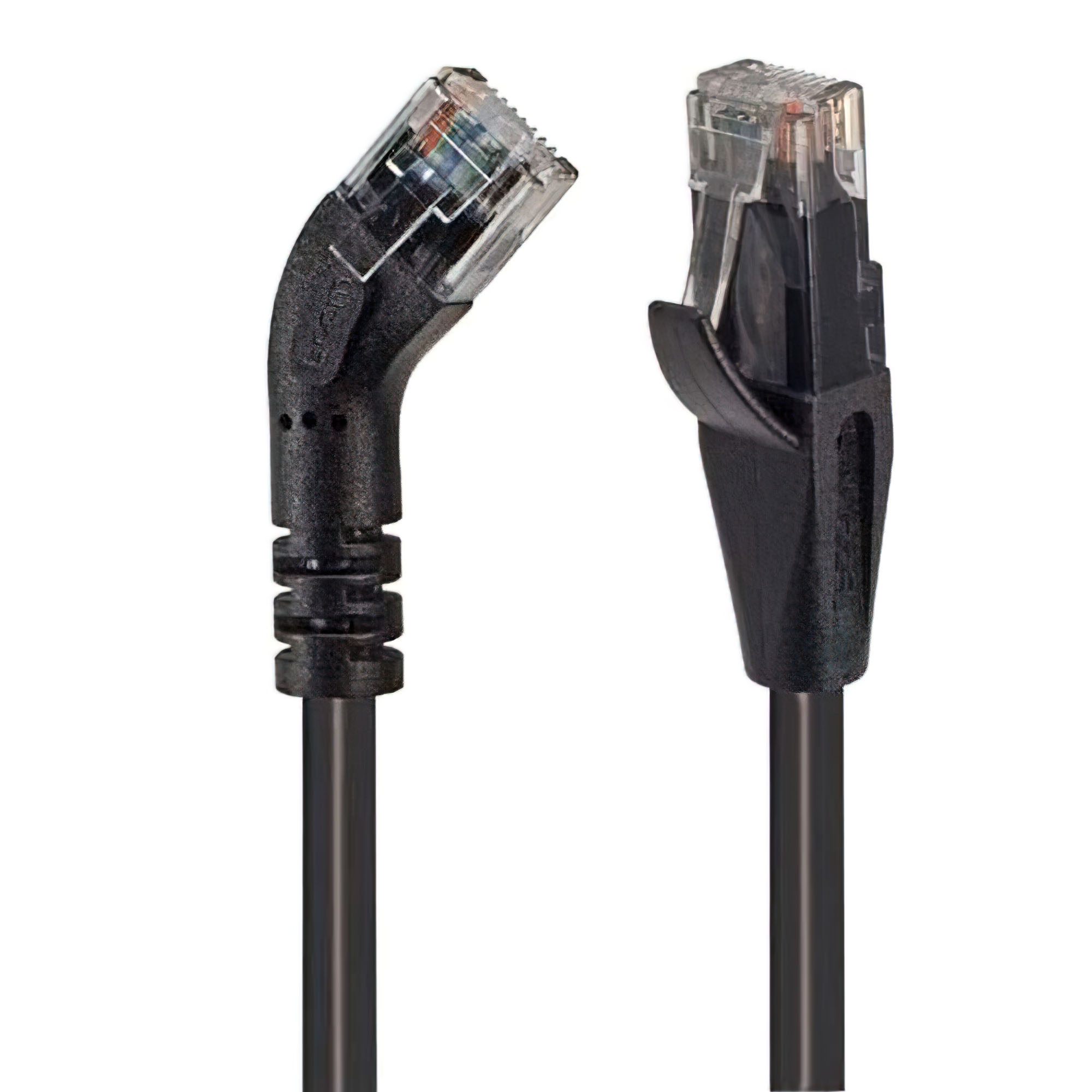 C6 PVC UTP 45DEG L BLK 1F TRD645LBLK-1 L-COM製｜電子部品・半導体通販のマルツ