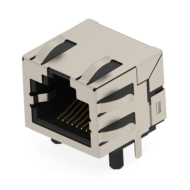 RJ45 JACK THR 1GB R/A 1X1 2501550-2 AMP Connectors / TE Connectivity製 ...