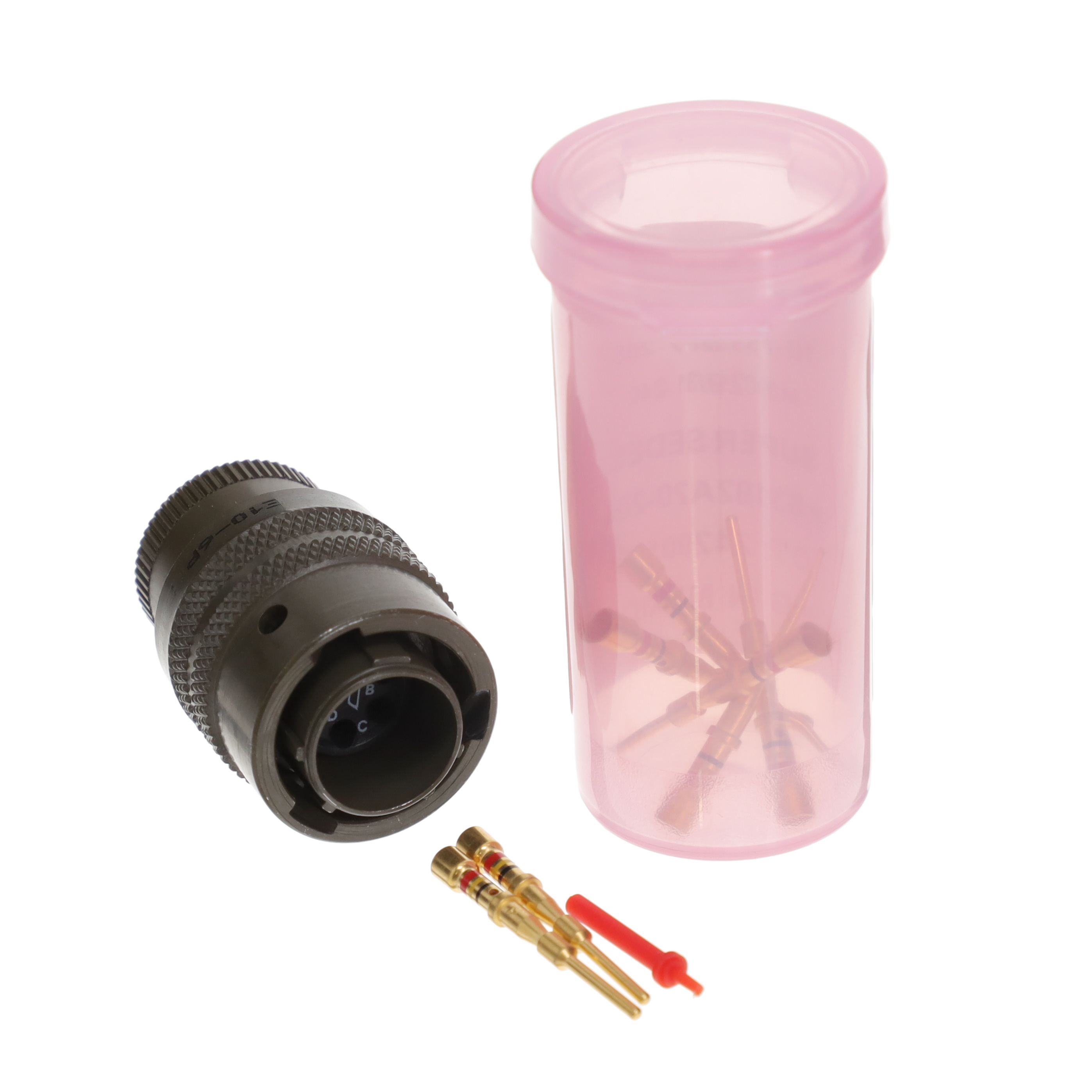 CONN PLUG MALE 6POS GOLD CRIMP MS3126E10-6P Amphenol Industrial ...