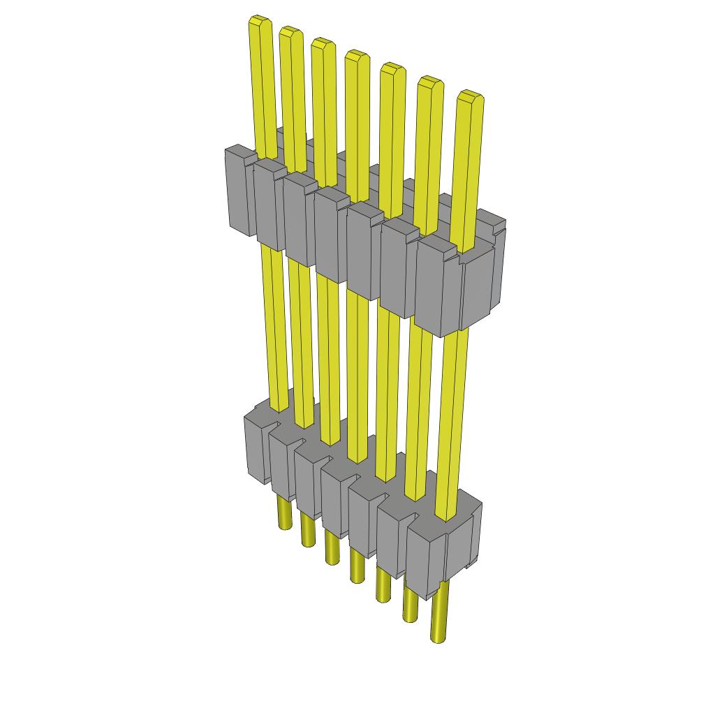 CONN HDR 7POS 0.05 STACK T/H DWM-07-59-G-S-490 Samtec Inc.製｜電子部品・半導体通販のマルツ