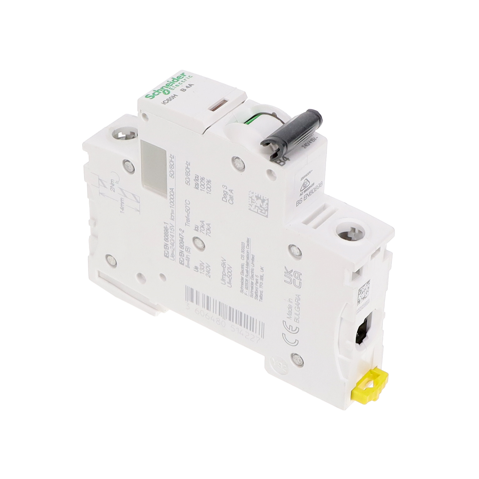 ACTI9 IC60H 1P B 4A MCB A9F53104 SCHNEIDER ELECTRIC製｜電子部品・半導体通販のマルツ