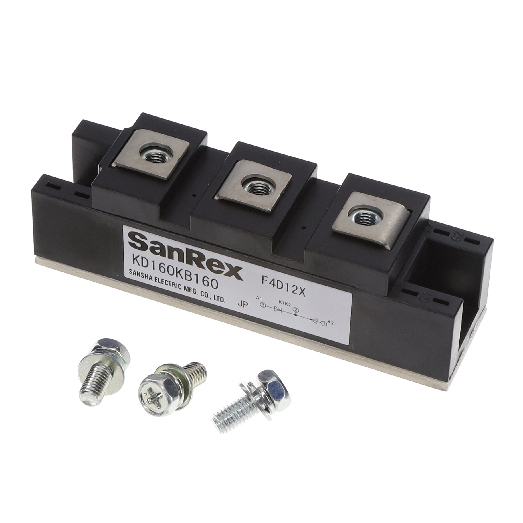 DIODE MODULE GEN PURP 1600V 160A KD160KB160 サンレックス製｜電子部品・半導体通販のマルツ