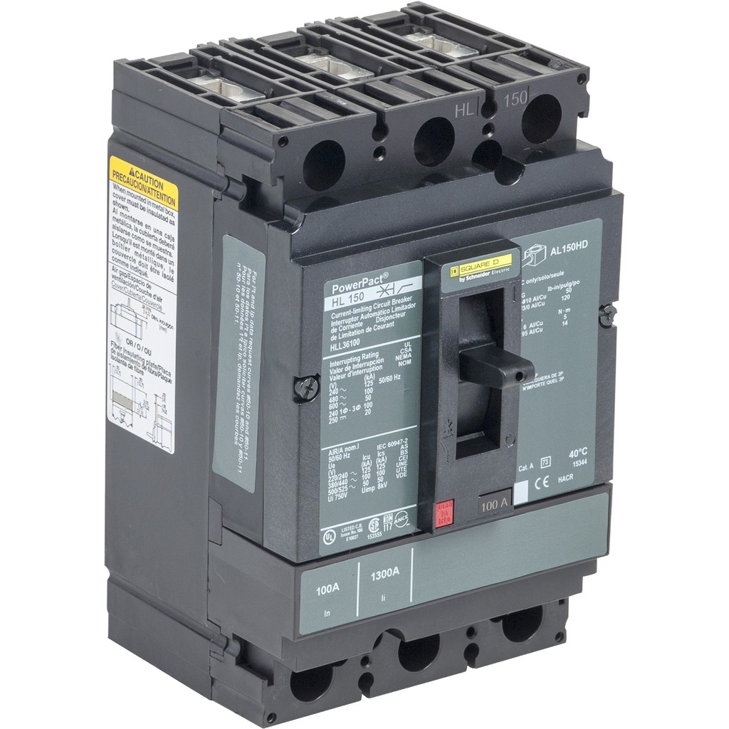 MOLDED CASE CIRCUIT BREAKER 600V HLL36150U43X SCHNEIDER ELECTRIC製｜電子部品 ...